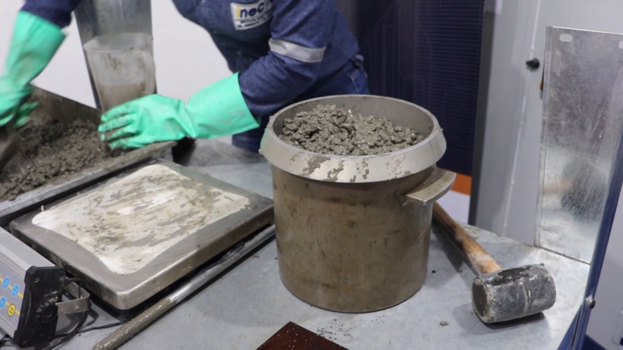 INECYC DENSIDAD DEL HORMIGÓN ( ASTM C138) - YouTube