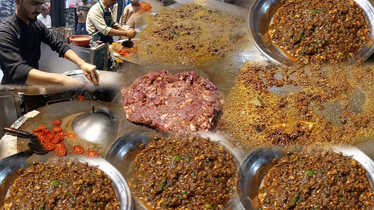 Liver Mixed Kata Kat Making Recipe restaurants style Karachi 😋 Famous ...