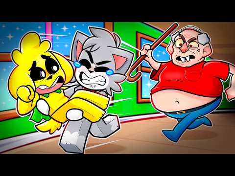 ¡ESCAPA del ABUELO MALVADO! 👺🏃‍♂️💨 Nos quiere Patear 😭🦵 MIKECRACK ROBLOX #51