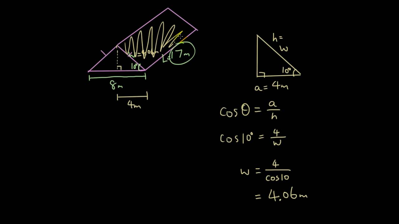 Maths A: House Construction Lesson 5: Cladding the roof - YouTube
