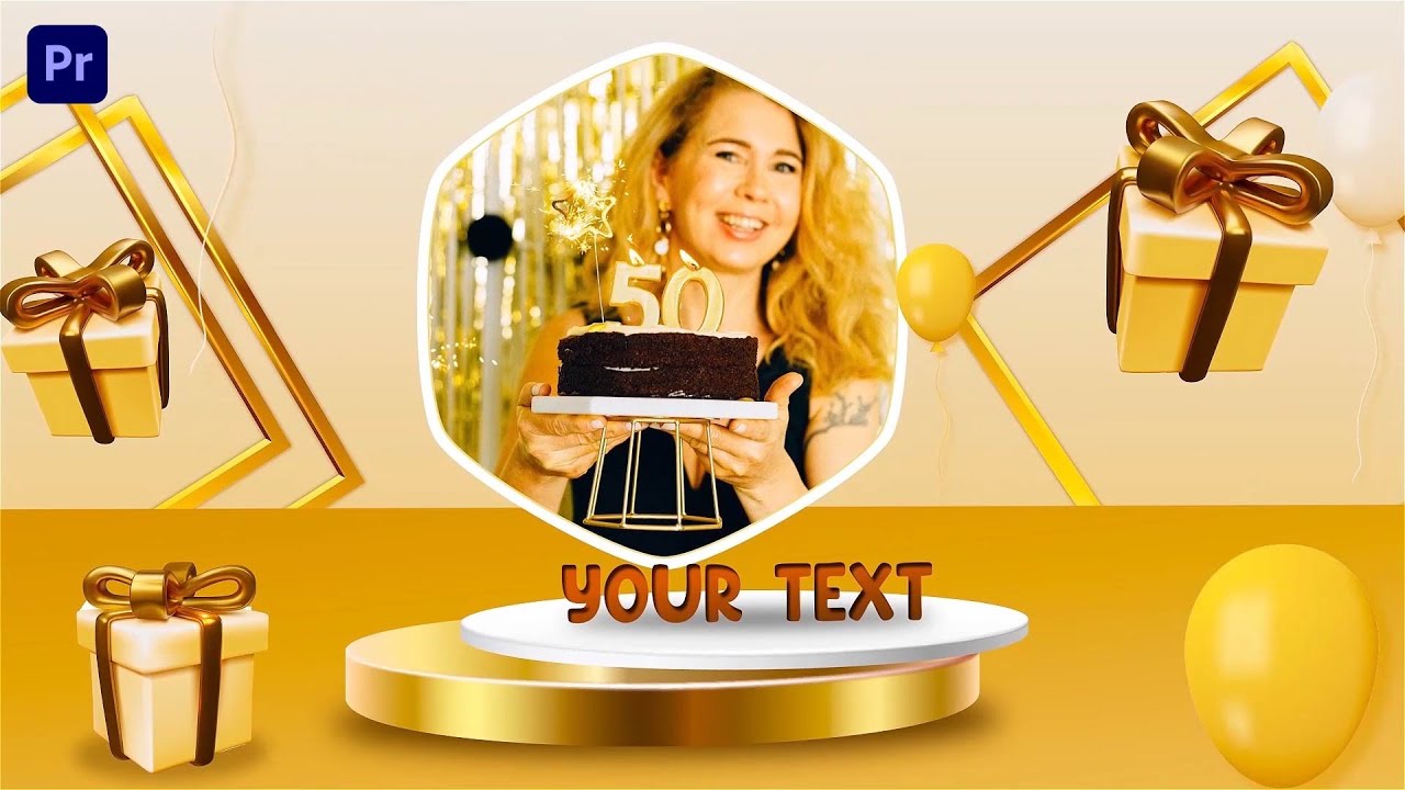 3D Slideshow Premiere Pro Template - YouTube