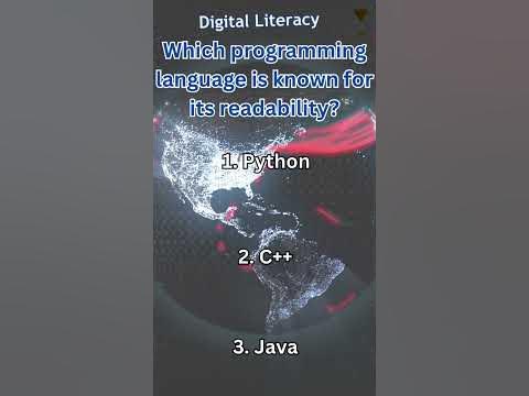 Which programming language is known for its readability? - YouTube