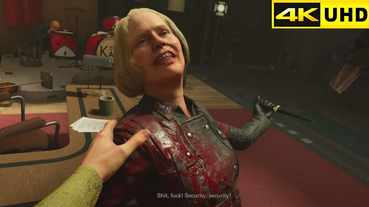 William Blazkowicz Redemption | Irene Engel Death Scene [ 4K UHD ...