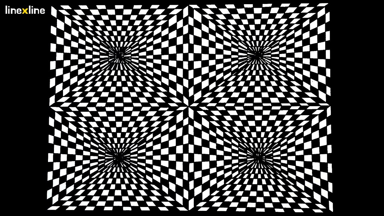 [OP ART] How to draw optical illusion art | Geometric art #048 - YouTube
