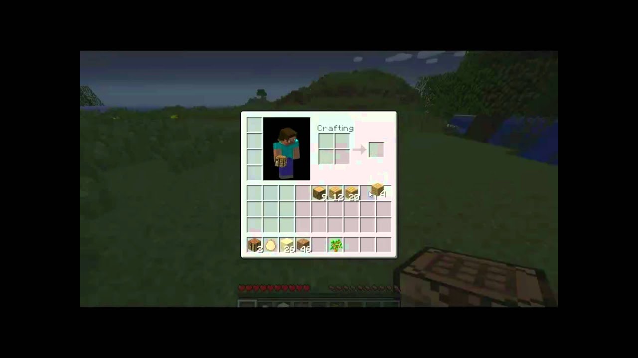 Let´s Play Minecraft : #002 -Tutorial - 3x3 Crafting (HD) - YouTube