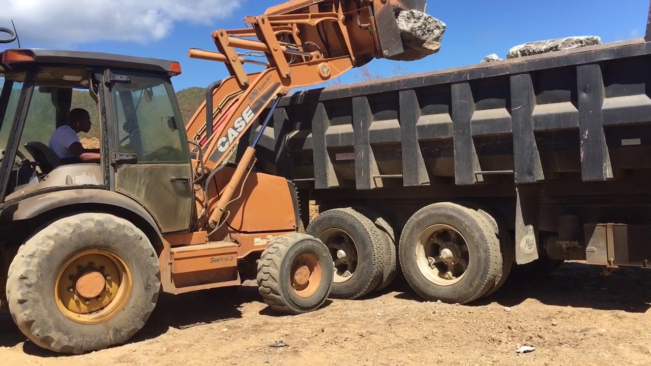 Loading The Rock Truck - YouTube