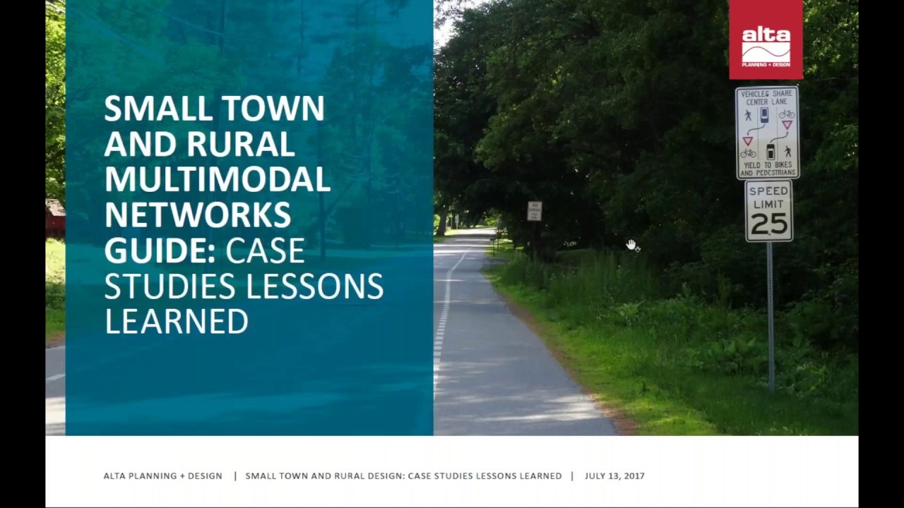 Small Town and Rural Design Guide Case Studies Lessons Learned - YouTube