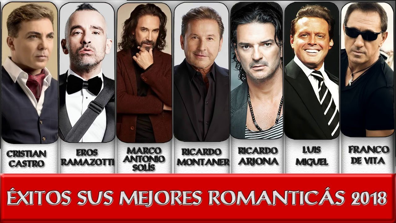Ricardo Montaner, Marco Antonio Solís, Eros Ramazotti, Cristian Castro ...