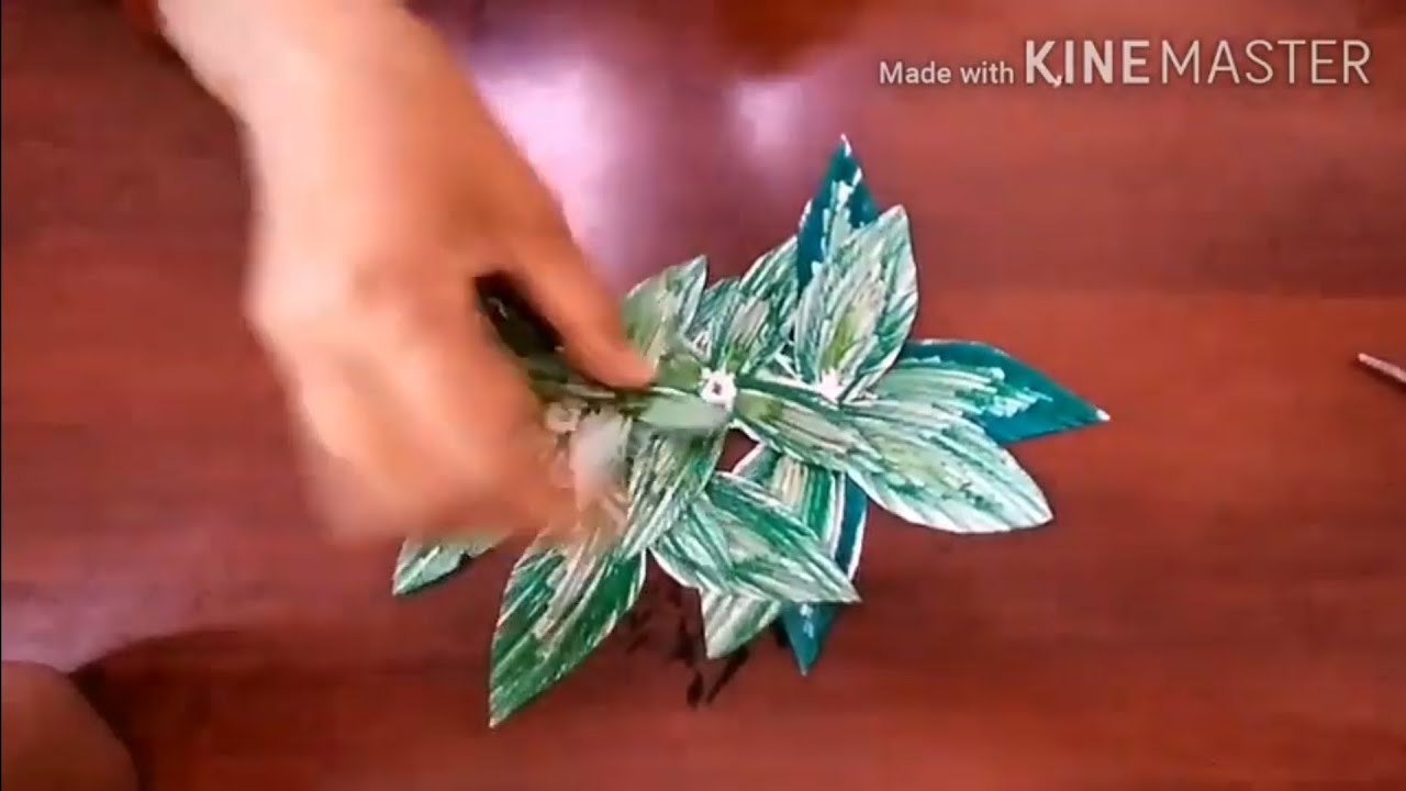 Paper coconut tree||Sweet home idea's ||paper craft - YouTube
