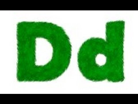 Letter D Green Activity | Cullen's Abc's - YouTube