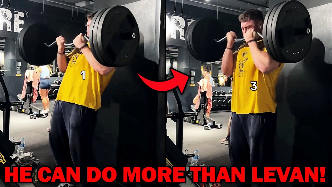 THIS 21 YEAR OLD IS ABOUT TO DESTROY LEVAN 180KG BICEP CURL WORLD ...