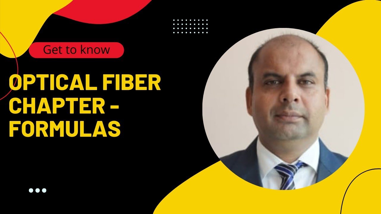 Optical fiber chapter-Formulas - YouTube