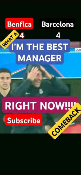 Comeback from Barça! First 5-4 in UCL History! BEN -4-5- BAR UCL #ucl # ...