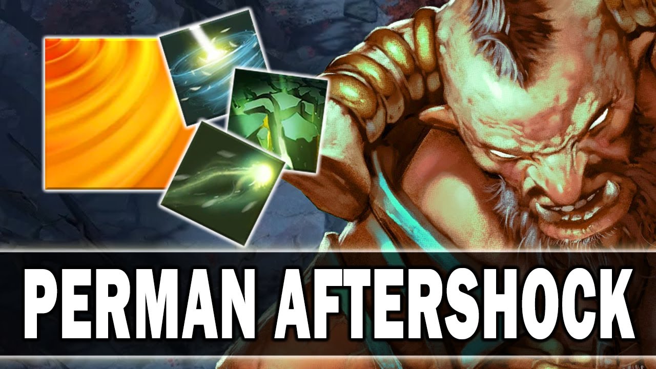 Perman Aftershock | Dota 2 Ability Draft - YouTube