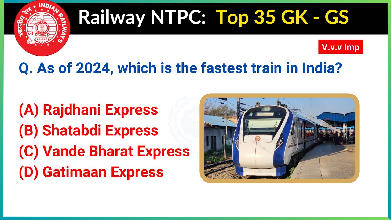 Railway NTPC 35 GK | General Knowledge | GK Questions & Answers | GK ...