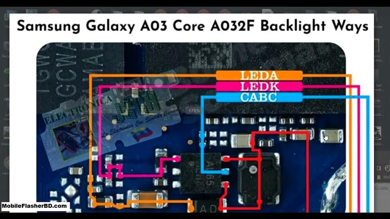 Samsung Galaxy A03 Core A032F Backlight Ways Display Light Problem Solution #gsm_free_equipment ...