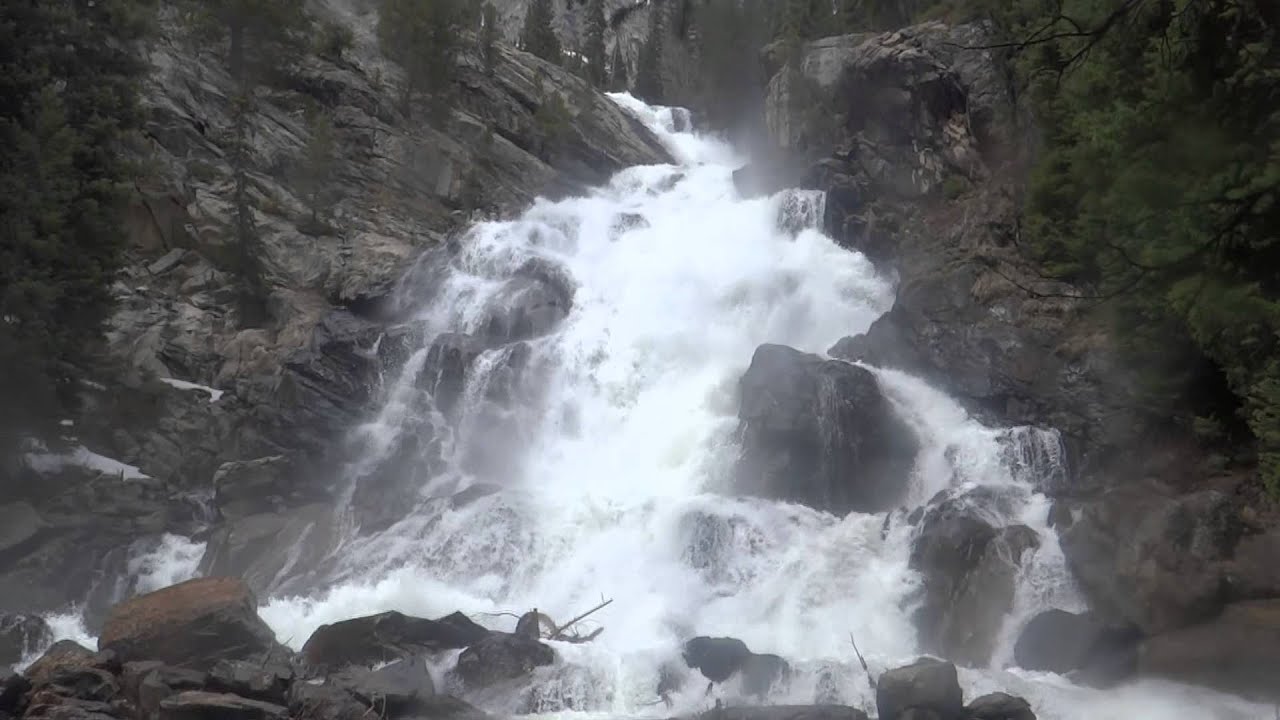 Grand Teton National Park - Hidden Falls - YouTube