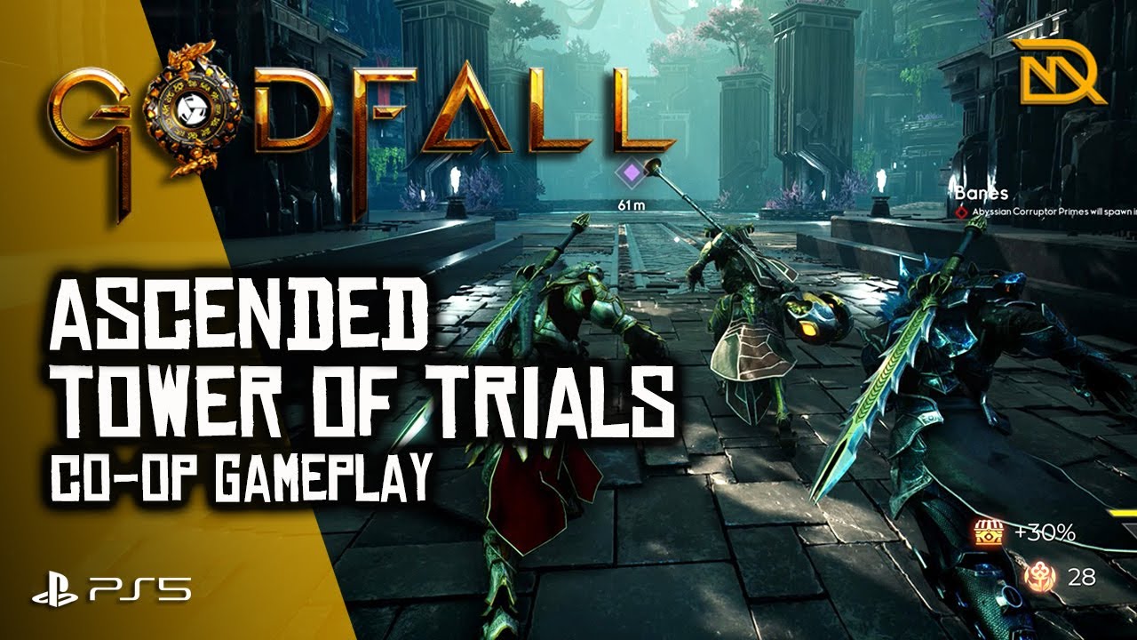 Godfall | Ascended Tower of Trials | Co-op Gameplay | Silvermane | PS5 ...
