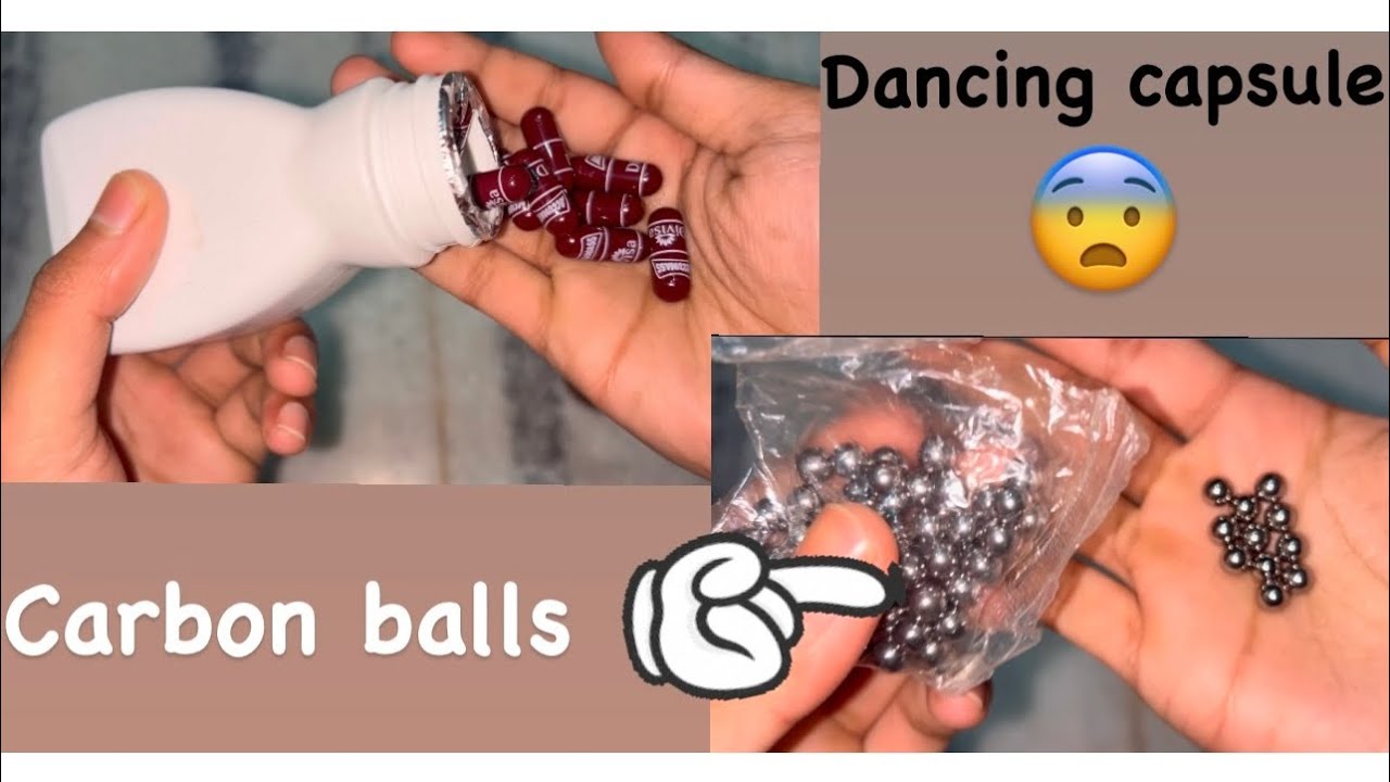 Dancing capsule trick with carbon steel balls😨amazing trick #vlog 44 of ...