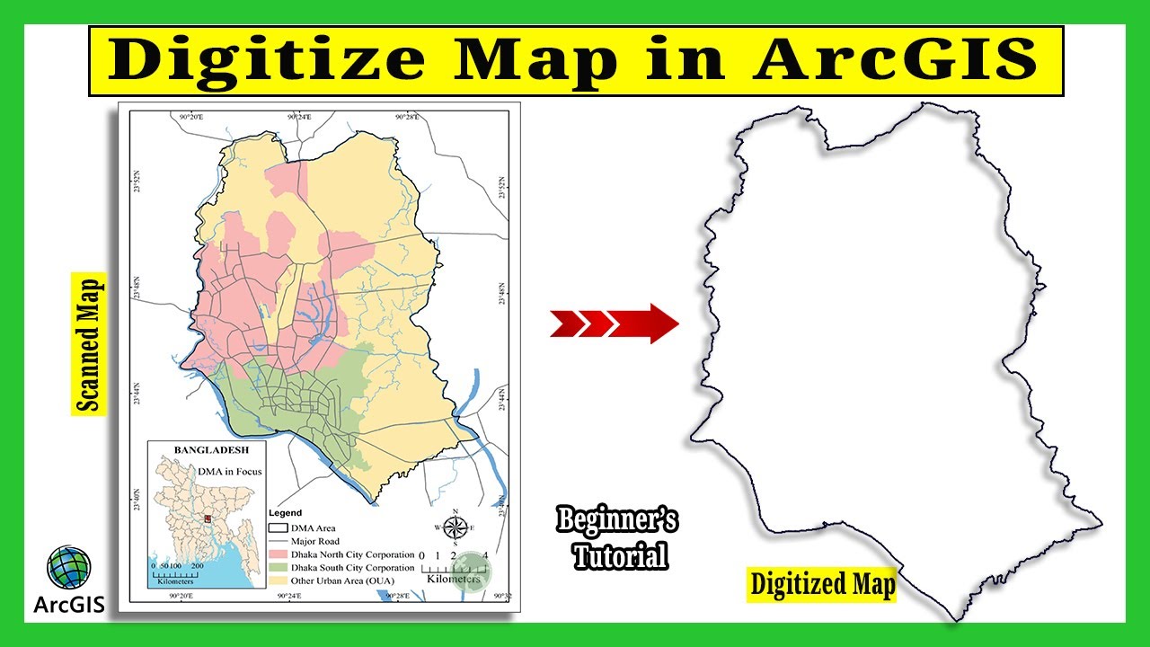 Scanned Map Digitization And Shapefile Creation In Arcgis Convert Image To Esri Shapefile