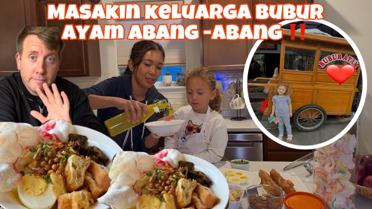 MASAKIN BUBUR AYAM ALA ABANG -ABANG ‼️ - YouTube