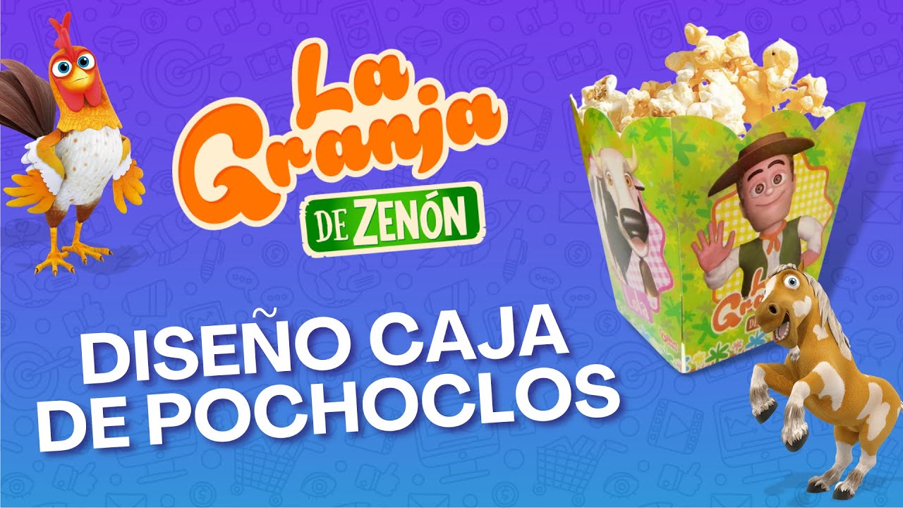 👉 Paso a Paso: 🍿DISEÑAR CAJA DE POCHOCLOS - POPCORN BOX en Canva - YouTube