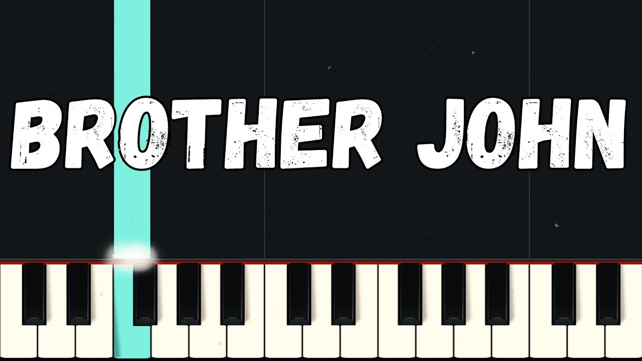Brother John | Beginner Piano Tutorial Easy - YouTube