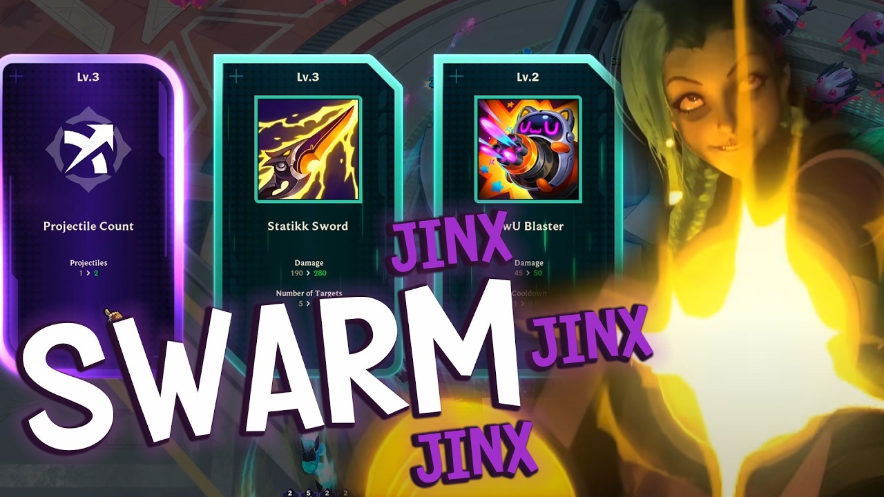 (SWARM) JINX Gameplay This build slaps A$$ - YouTube