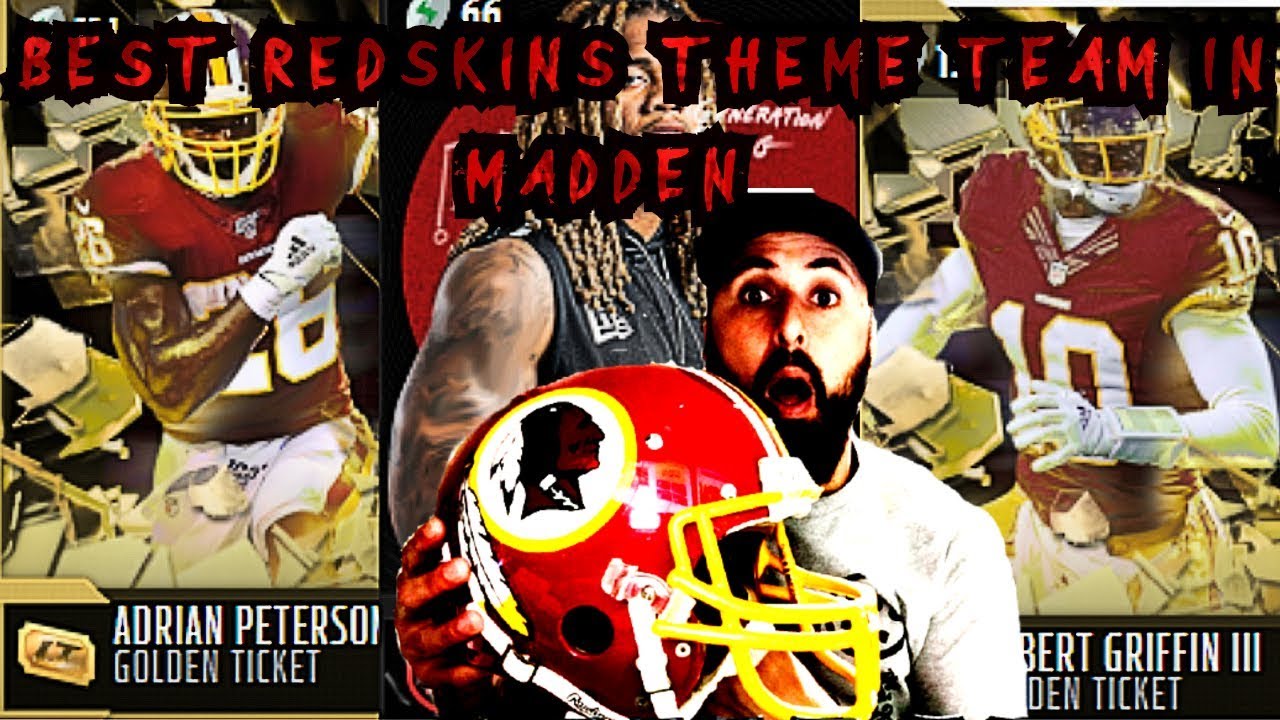 **MADDEN 20** BEST REDSKINS THEME TEAMS IN MADDEN! - YouTube