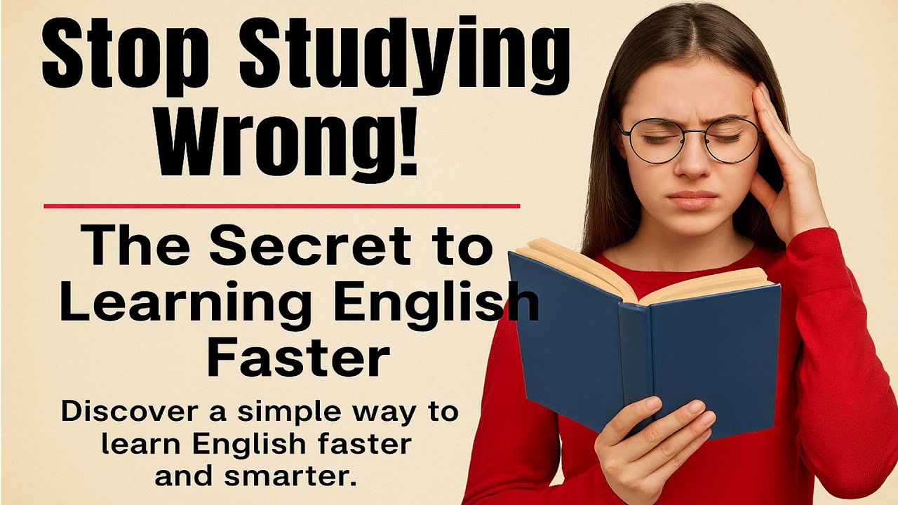 Stop Studying Wrong! The Secret to Learning English Faster - YouTube