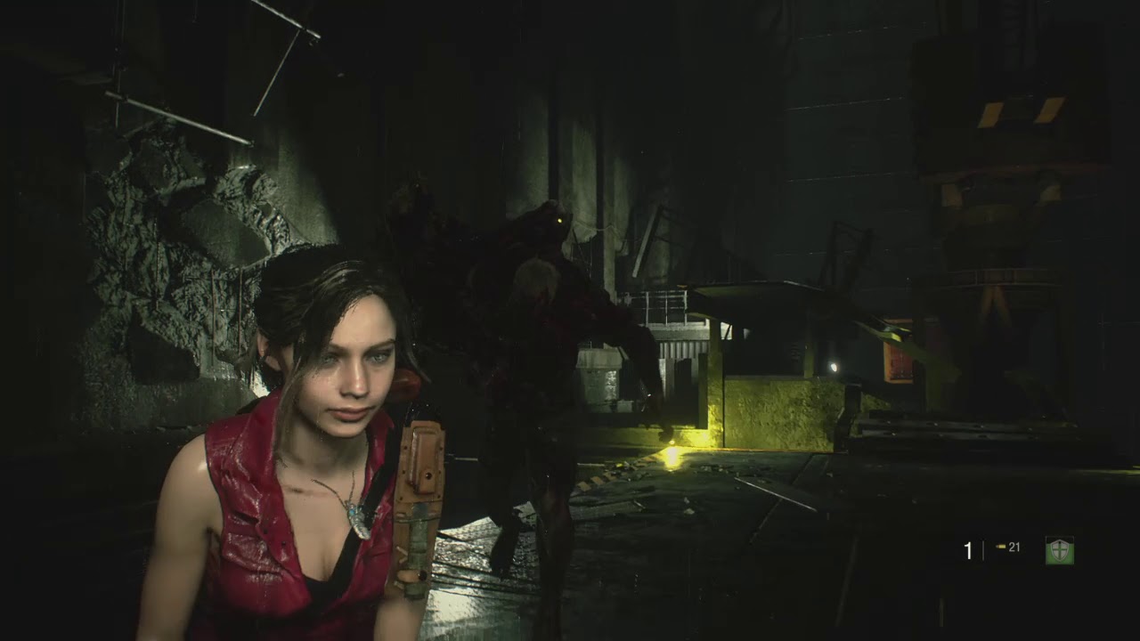 RESIDENT EVIL 2 Remake G stage 2 boss HARDCORE - YouTube