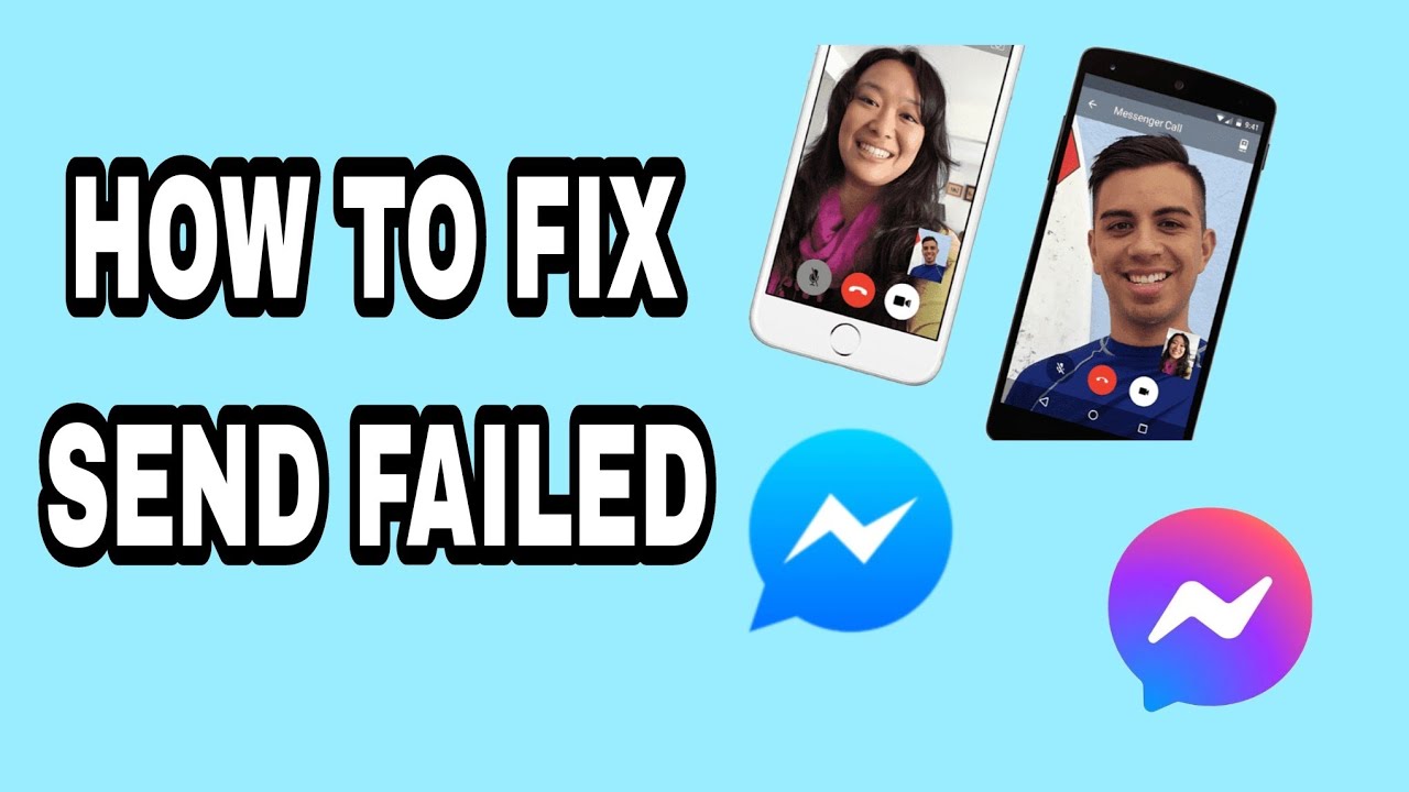 How To Fix Send Failed On Facebook Messenger App - YouTube