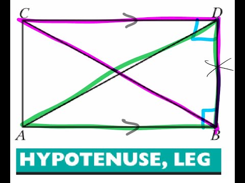 Hypotenuse Leg Proofs - YouTube
