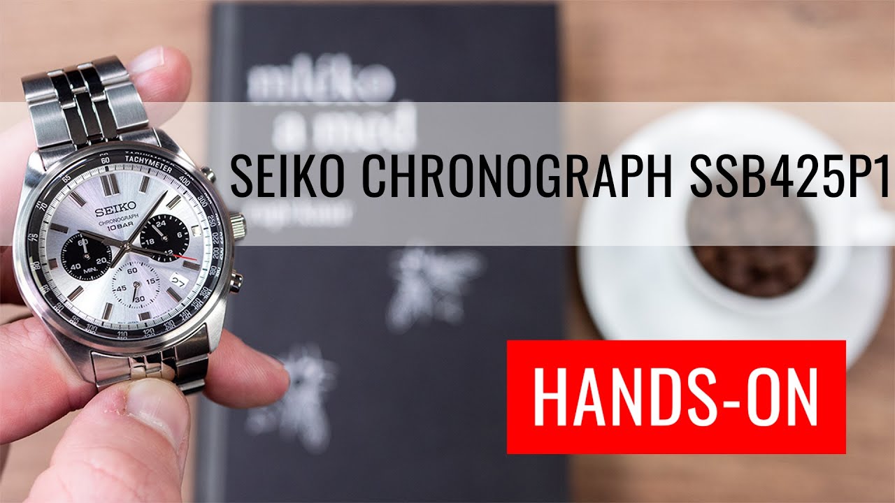 HANDS-ON: Seiko Quartz Chronograph SSB425P1 - YouTube