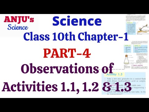 Observations of Activities 1.1, 1.2 & 1.3 Class 10 Chapter 1 Science # ...