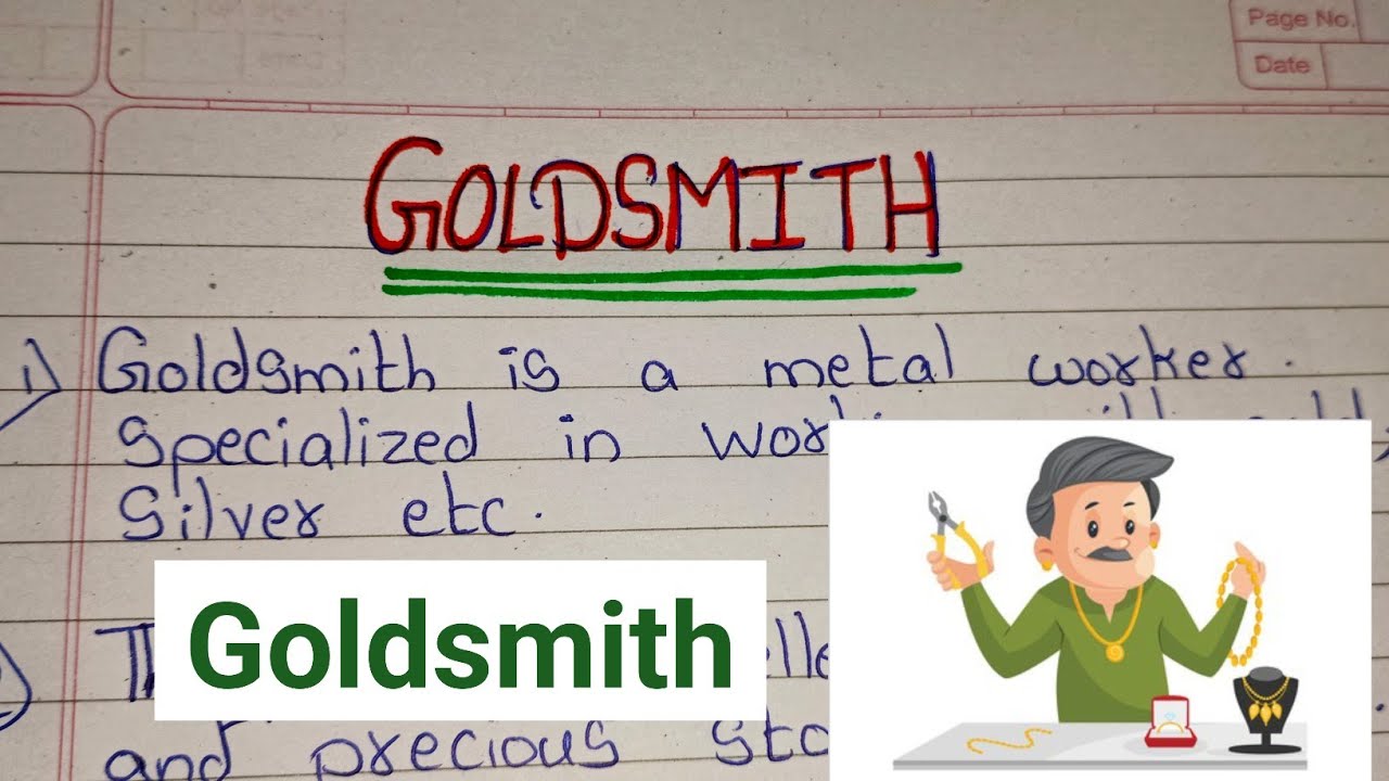 Goldsmith ||10 Lines on Goldsmith || Few Sentences about Goldsmith ...