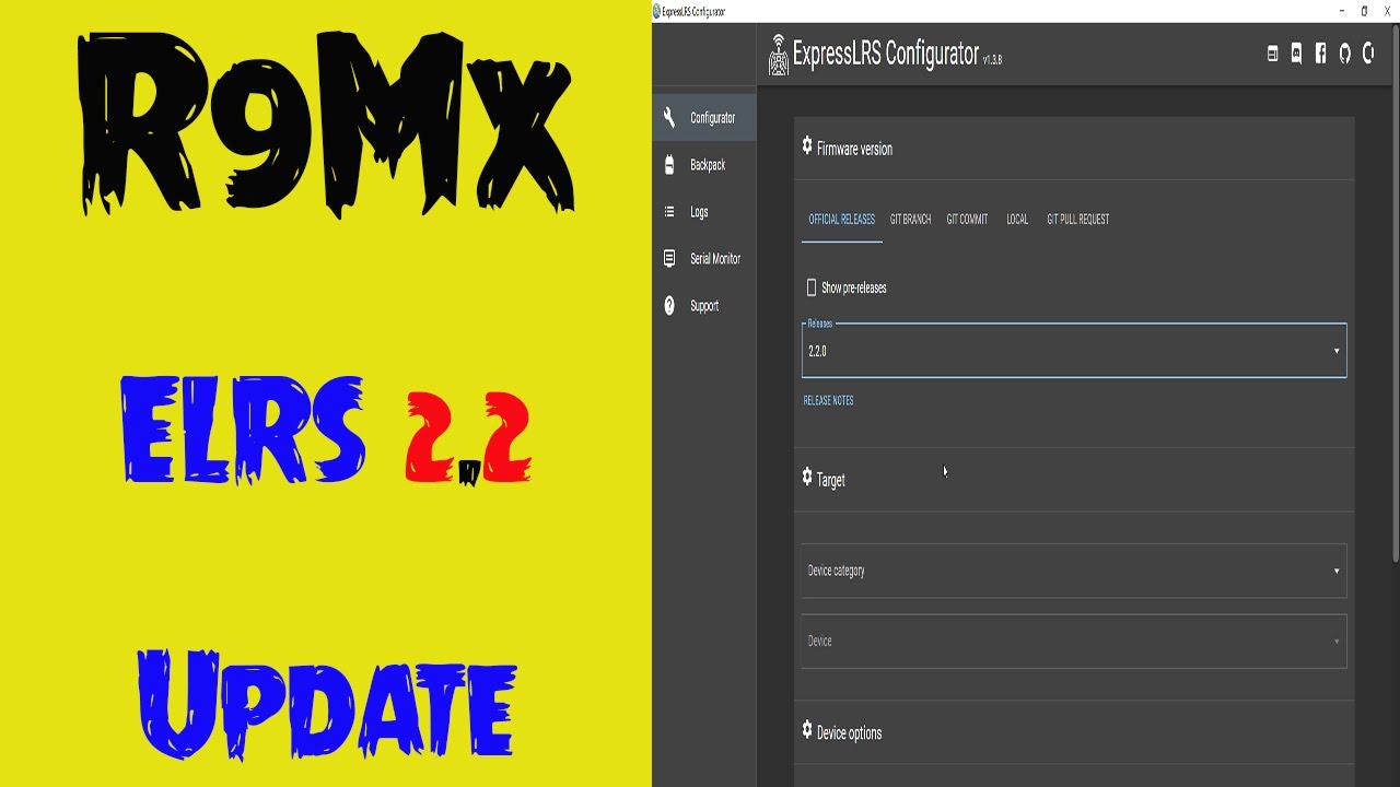 ELRS R9MX FIRMWARE UPDATE 💥 - YouTube