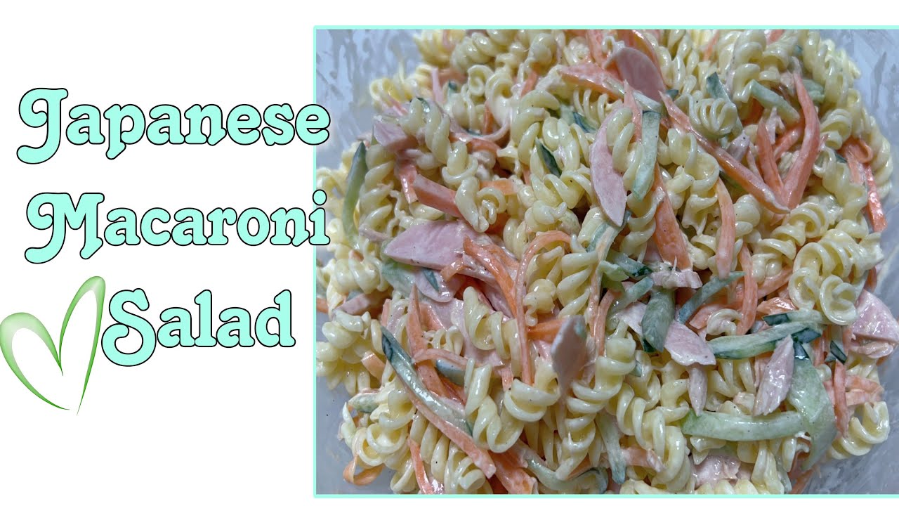 Easy Japanese Macaroni Salad - YouTube