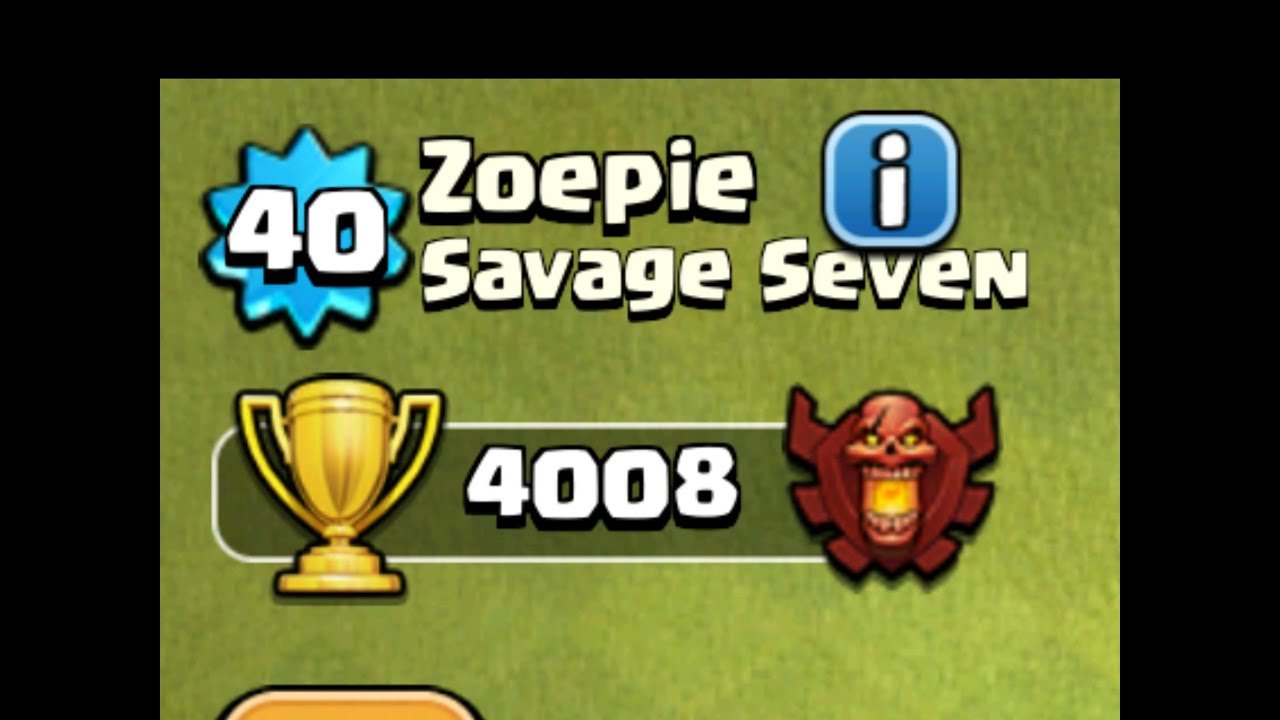 TH5 At 4000 Trophies And Level 40 | Highest RECORD In History | Clash ...