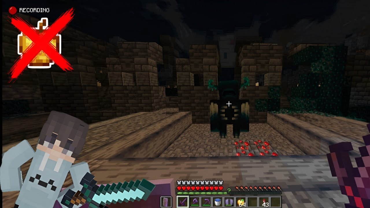 How I kill warden without using food in just 1 min - YouTube