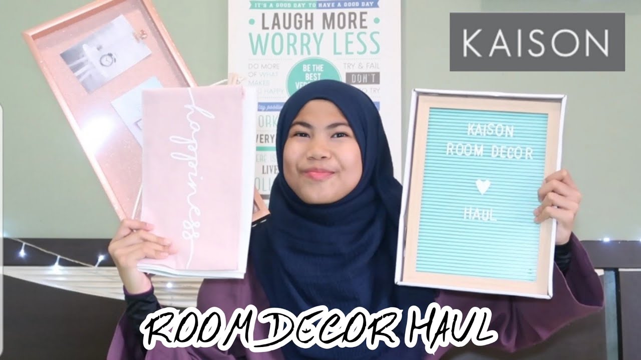 KAISON ROOM DECOR HAUL MALAYSIA - YouTube