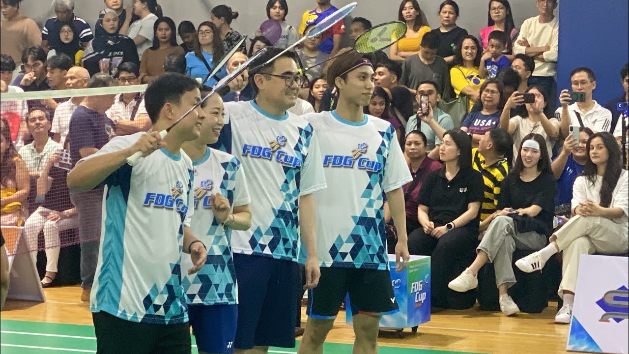 🏸FDG Cup| ️Open Category|Mixed Doubles|Quarter Finals🎈Team 🇵🇭 - YouTube