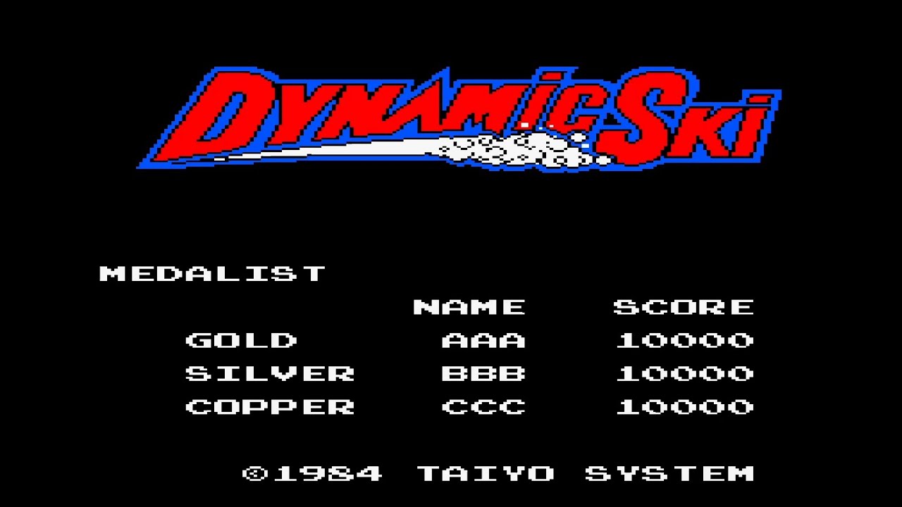 Shortplay Casual - Dynamic Ski (Taiyo) Arcade HD 60fps - 1984 - YouTube
