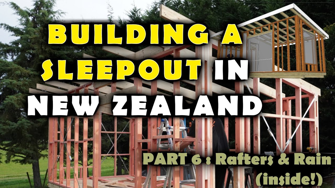 (6 - Roof) Self-Building a Consent-Free Sleepout in New Zealand - YouTube