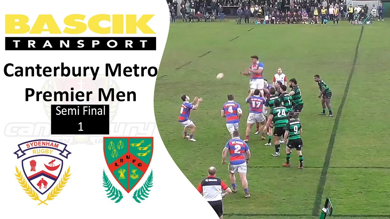 Bascik Transport Canterbury Metro Premier Men's Semi Final 1 - Linwood ...