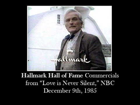 Hallmark Hall of Fame Commercials, December 1985 (from “Love is Never Silent”)