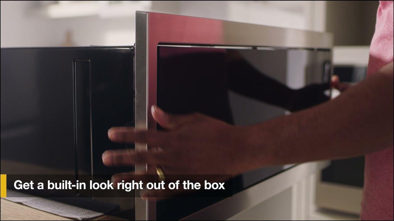 Whirlpool® Microwaves - Quick Guide to Install your Built-in Microwave - YouTube