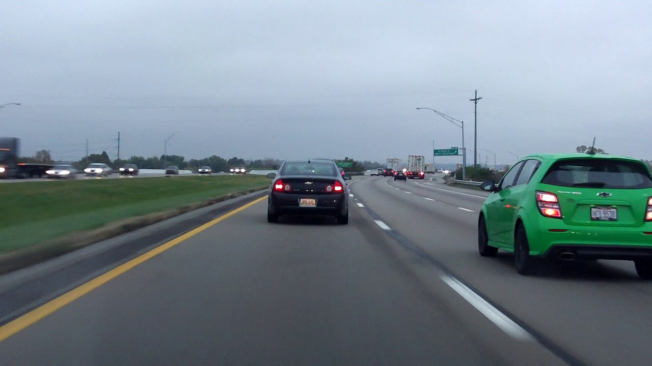Interstate 75 - Ohio (Exits 52 to 43) southbound - YouTube