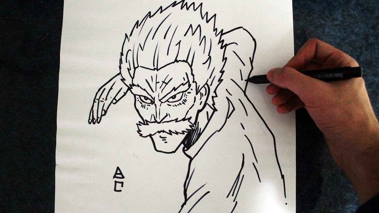 Como Desenhar o Bang (Silver Fang) [One Punch Man] - (How to Draw Bang ...