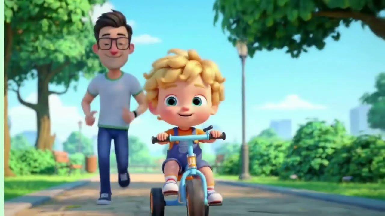 I Love My Daddy 💙 Fun Father’s Day Song for Kids + Mommy & Family Songs ...